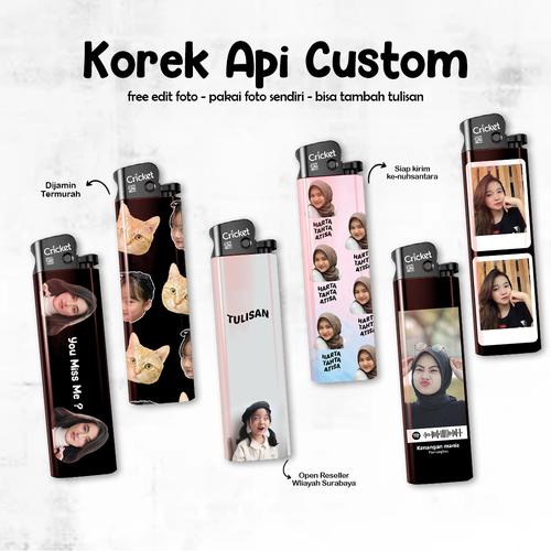 Jual KOREK CUSTOM BEBAS GAMBAR TANPA MINIMAL ORDER / HADIAH KOREK ...