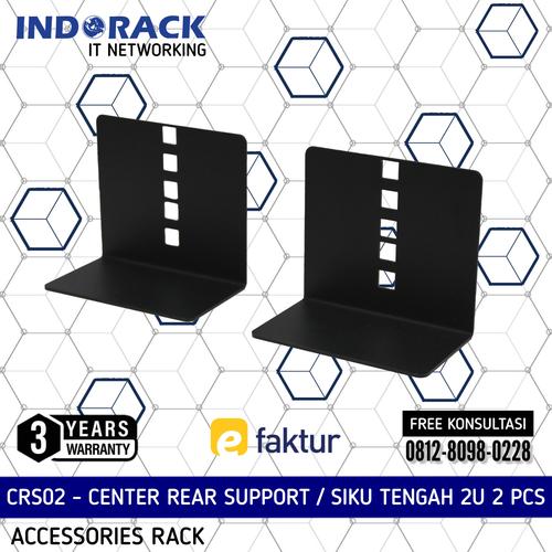 Jual CRS02 Center Support Rack INDORACK 2U Penahan Perangkat Rack ...