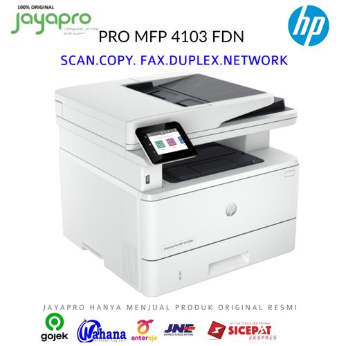 Jual HP PRO MFP 4103 FDW LASERJET MONO SCAN FAX DUPLEX NETWORK RESMI ...