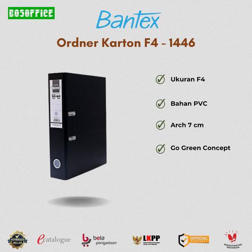 Jual Ordner Bantex Tipe 1446 Ukuran Karton F4 Lebar Punggung 7 cm Original - 1446 PROMO ...