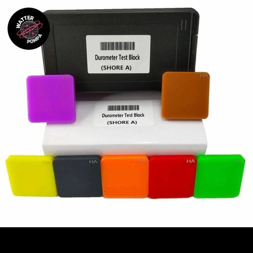 Jual Durometer Test Block Kit Shore A Hardness Tester Rubber Plastic ...