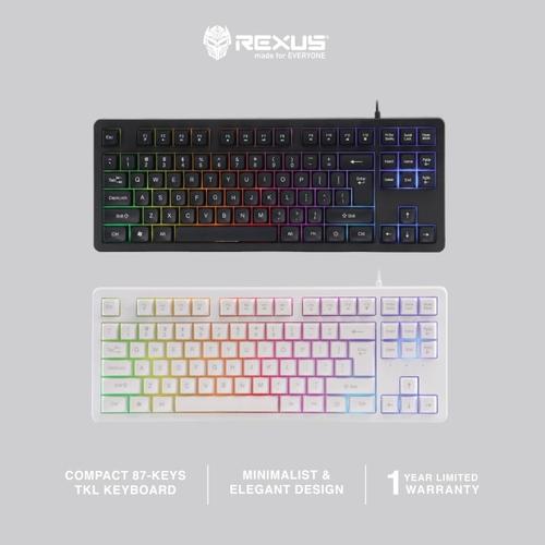 Jual Keyboard Gaming Rexus Fortress K9G / K9-G RGB Gaming Keyboard TKL ...