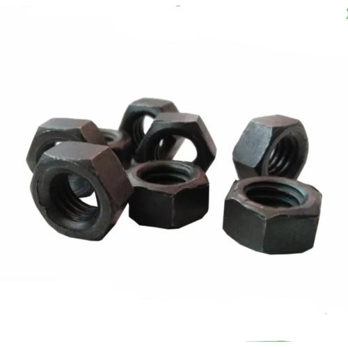 Jual Mur Baut Hitam 1/4 inch Nut Only Hexagon Drat Kasar UNC Kunci 10 ...