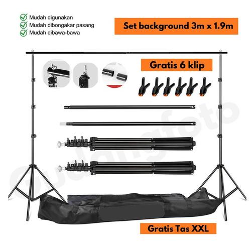 Promo Stand Background Foto Backdrop Mini studio Fotobooth - Jakarta ...