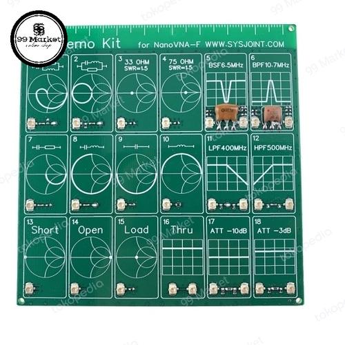 Jual RF Test Kit Modul Demo Test Board PCB NanoVNA-F Analyzer Nano VNA ...