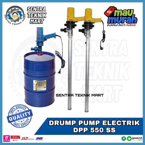 Jual Drum pump SUS 304 DPP 550 220V pompa drum transfer oli/minyak ...