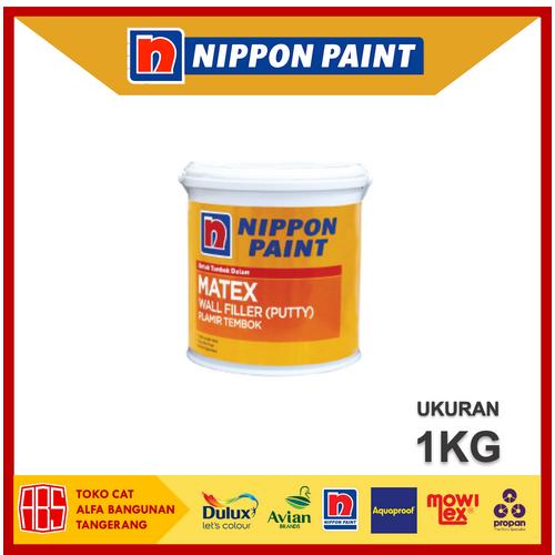 Jual Matex Putty [Nippon Paint] Wall Filler 1KG 4KG - Plamir Dempul Tembok - 1KG - Kab ...