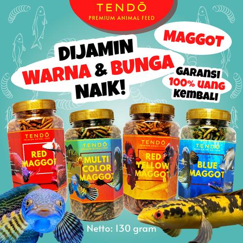 Promo Pakan Makanan Arowana Arwana Platinum/ Albino Gold Maggot Kering ...