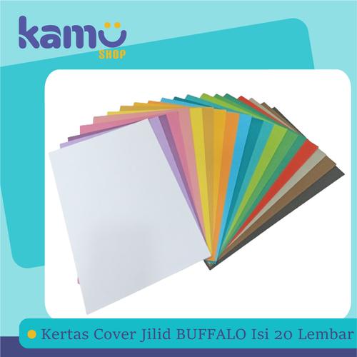 Promo Kertas Cover Jilid BUFFALO Isi 20 Lembar - BC - Ungu Muda Trg ...