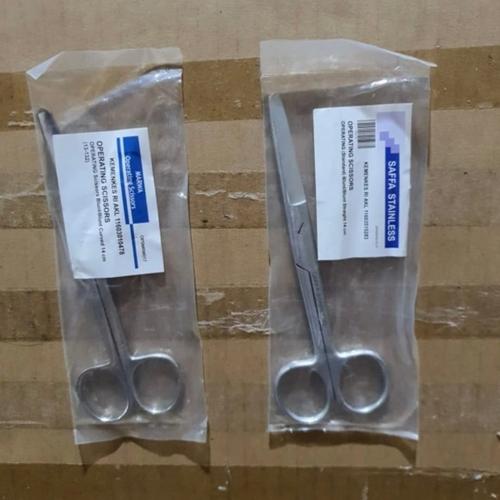 Jual Gunting Tumpul Tumpul 14 cm Lurus Bengkok / Operating Scissor ...