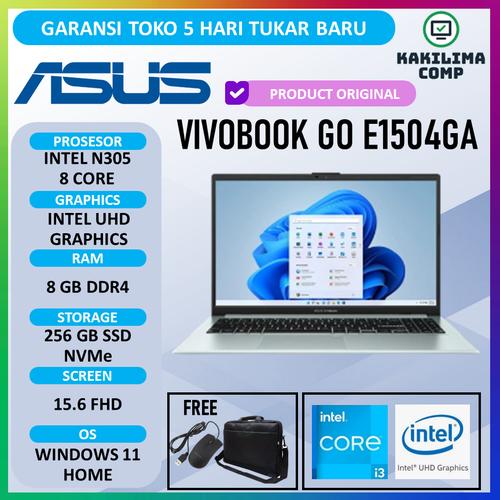 Jual Asus Vivobook Go E1504ga Intel I3 N305 Ram 8Gb Ssd 256Gb W11 15. Fhd - Paket OHS2019 - Kab ...