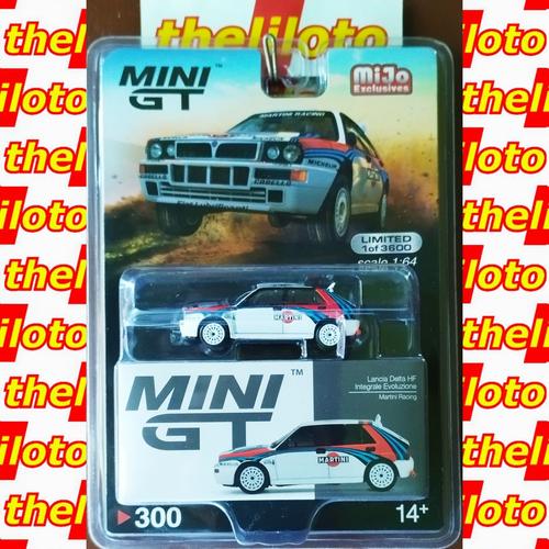 Jual MINI GT LANCIA DELTA HF INTEGRALE EVOLUZIONE MARTINI RACING 300 ...