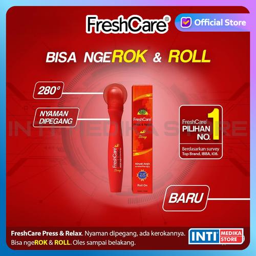 Promo FRESHCARE - Minyak Angin PRESS & RELAX Hot Strong Aromatherapy ...