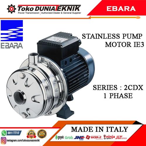 Jual EBARA 2CDXM 120/15 1.1KW 1.5HP 220V 1PHASE STAINLESS-POMPA BOOSTER - Jakarta Barat - DUNIA ...