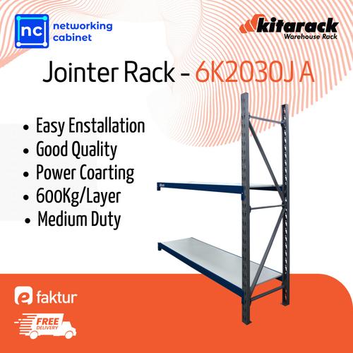 Jual Rack gudang besi Jointer 600kg/ layer 3m 4susun panjang 2m Abu ...