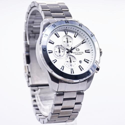Jual Jam Tangan Hegner 1708 Original Garansi 1 Tahun Silver White ...