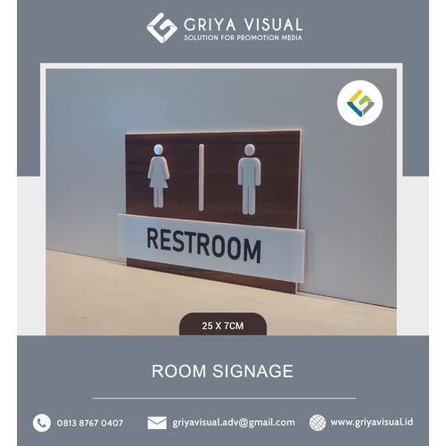 Jual ROOM SIGN TOILET MALE FEMALE - Jakarta Selatan - Griya Visual ...