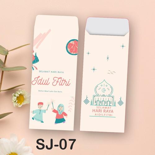 Jual Angpao Amplop Kartu Ucapan Panjang Motif Estetik Hari Lebaran ...