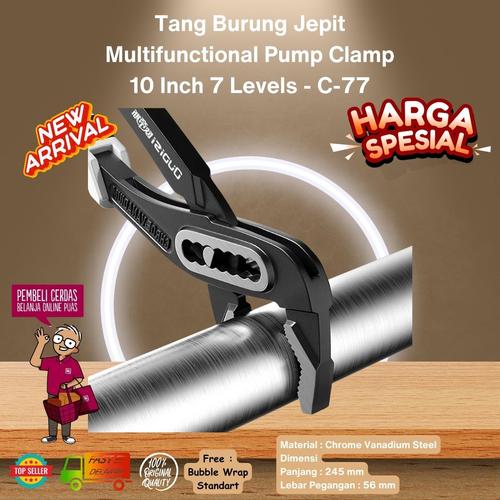 Jual Tang Burung Jepit Multifunctional Pump Clamp 10 Inch 7 Levels ...