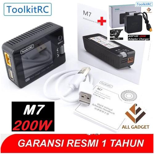 Jual ToolkitRC M7 200W 10A 1-6S Smart Charger lipo lihv liion rc car drone - Charger Only - Kota ...