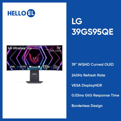 Jual LG 39GS95QE 39" UltraGear OLED Curved WQHD 800R 240Hz Gaming ...