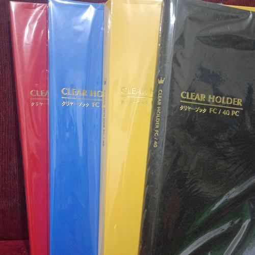 Jual map plastik clear holder folio (f4) daichi isi 40 lembar - Merah ...