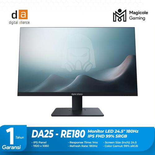 Jual Monitor LED Digital Alliance 24.5" 180Hz IPS FHD 99% SRGB DA25-RE180 - Jakarta Pusat - mog ...
