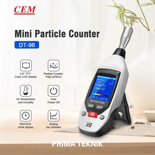 Jual DT-96 particle counter pm2.5 pm10 TFT lcd alat hitung partikel ...