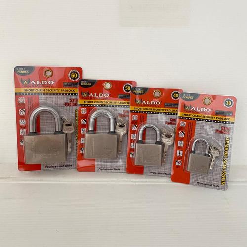 Jual Gembok segi satin leher pendek merek aldo - 30mm - Kota Surabaya ...