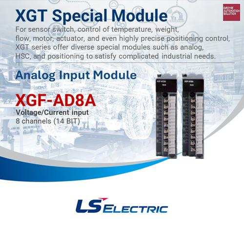 Jual PLC LS XGF-AD8A Analog Input Module XGT Series - Kota Surabaya - Automation Solution ...