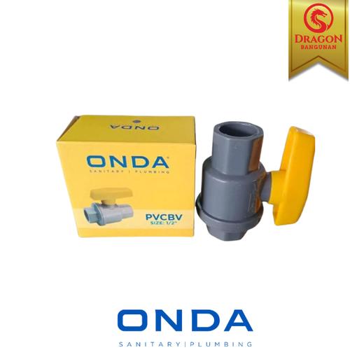 Jual Ball Valve Onda 1/2 PVC - PVC-BV 1/2 Polos - Kota Tangerang ...