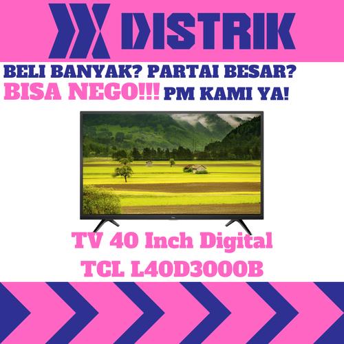 Jual TV 40 Inch Digital TCL L40D3000B / L40 D3000B / L4-D3000B - Kota ...