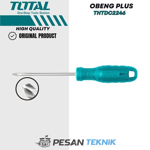 Jual Phillips Screwdriver Obeng Plus PH1 5inch TOTAL THTDC2246 - Kota ...