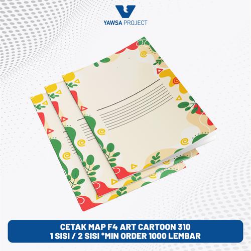 Jual Cetak Map Folder F4 Art Cartoon 310 *MinOrder 1000L - 1 Sisi, 1 ...
