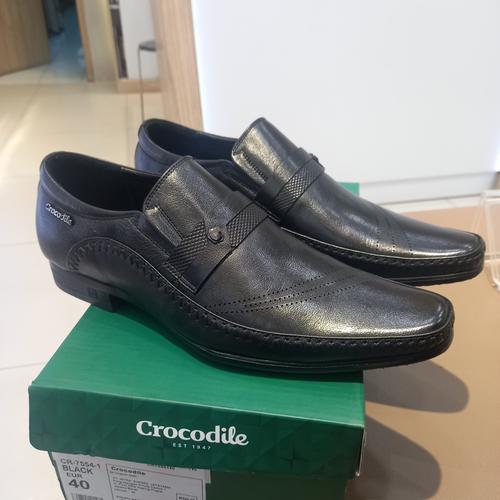Jual Sepatu Formal Crocodile Ori Infort Bahan Kulit 100% 7554-1 - 41 ...