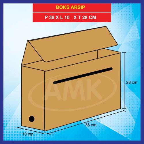 Jual Kardus Arsip / Box File / Boks Arsip (Ukuran 38 x1 0 x 28 ...