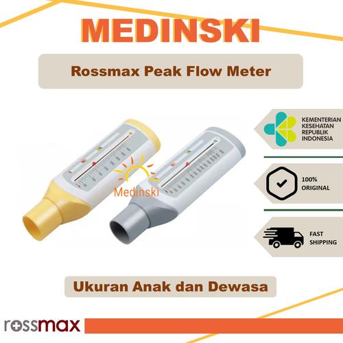 Jual Rossmax Peak Flow Meter PF120A PF120C Alat Cek Asma Spirometer ...