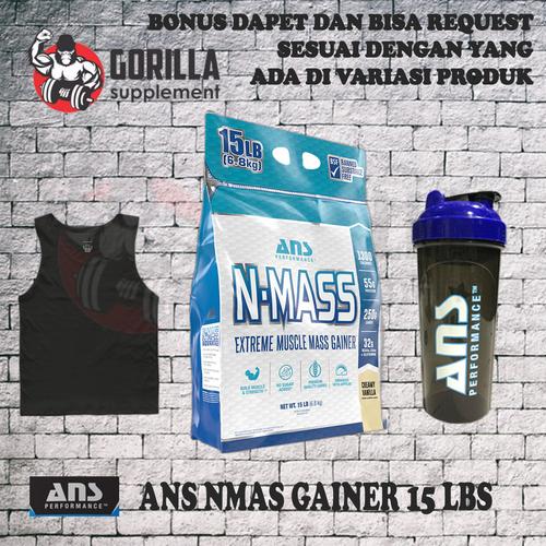 Promo ANS N-MASS 15lbs 15lb Weight Gainer NMASS N MASS Susu Penambah ...