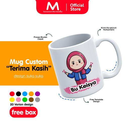 Jual MUG UCAPAN TERIMA KASIH / MUG KADO KENANG - KENANGAN / MUG THANK ...