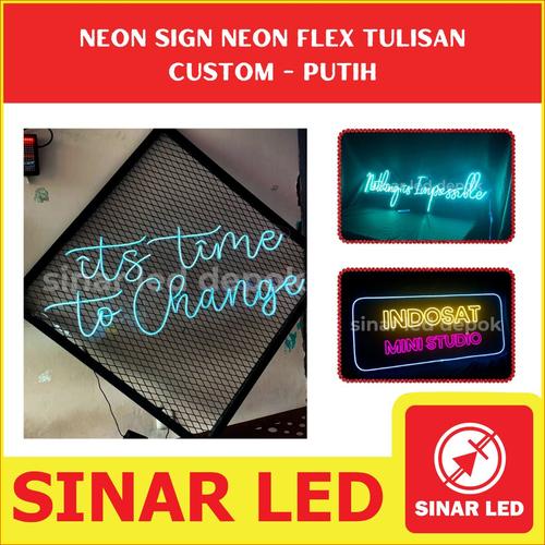 Jual NEON SIGN NEON FLEX TULISAN CUSTOM - RGB(Warnawarni) - Kota Depok ...