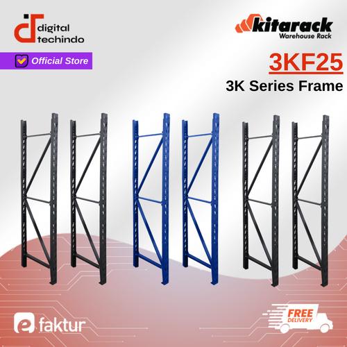 Promo Frame Rak Gudang Besi 300kg / layer Tiang Tambahan Rack Tinggi 2 ...