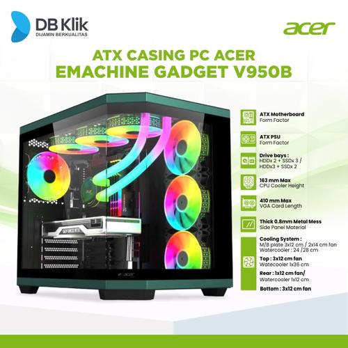 Promo Casing PC Acer Emachine Gadget V950B Atx Black - V950 Cicil 0% 3x ...