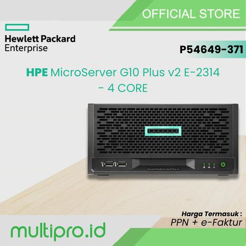 Promo HPE MicroServer G10 Plus v2 Xeon E-2314 16GB 2x1TB SATA KM P54649 ...