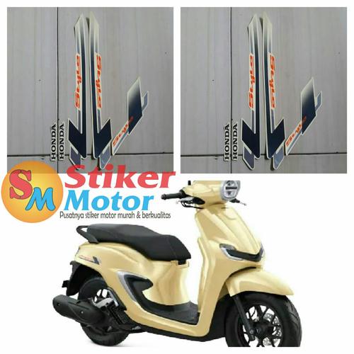Jual stiker striping lis body motor honda stylo 160 tahun 2024 warna ...