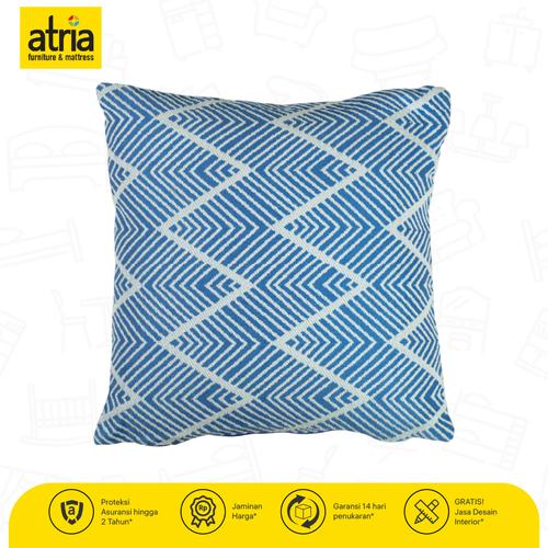 Jual Atria Cushion Cover Zigy Jacquard Velvet 45x45Cm - Biru - Jakarta ...