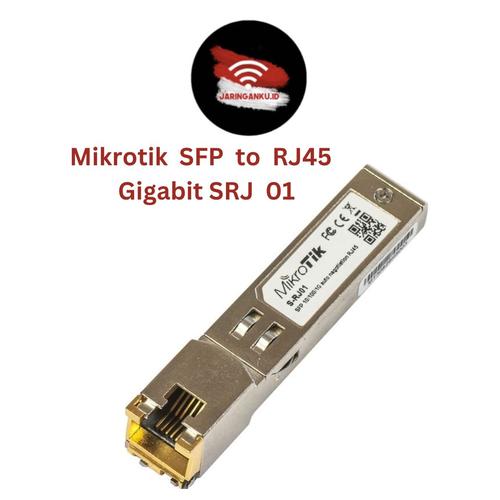 Jual Mikrotik SFP to RJ45 Gigabit SRJ 01 - Jakarta Pusat - Jaringanku id | Tokopedia