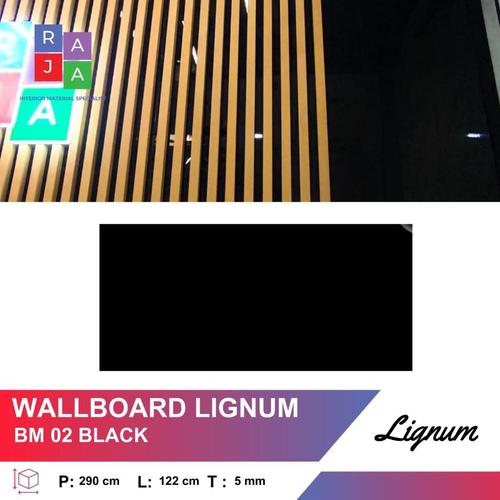 Jual Wallboard Hitam PVC Wall Panel Mirror Glossy Black Kaca Dinding ...