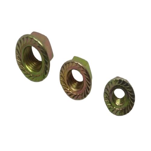 Jual Mur Flange M 16 mm Kuning Mur Hex Ring Pengencang Baut Mur Bibir ...
