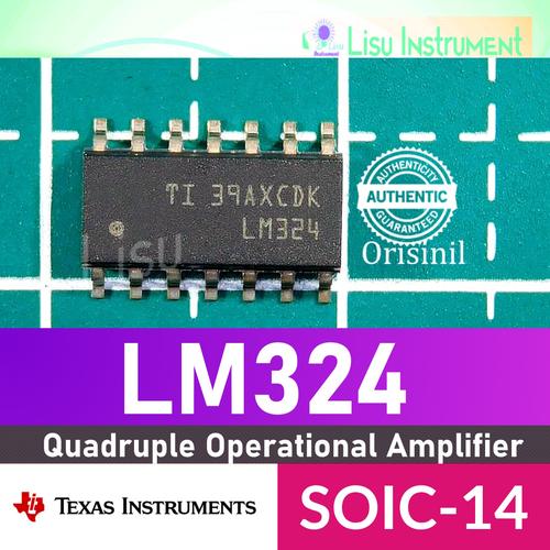 Jual LM324 Quadruple Operational Amplifier LM324DR SOIC-14 TI ORIGINAL - Kota Depok - Lisu ...