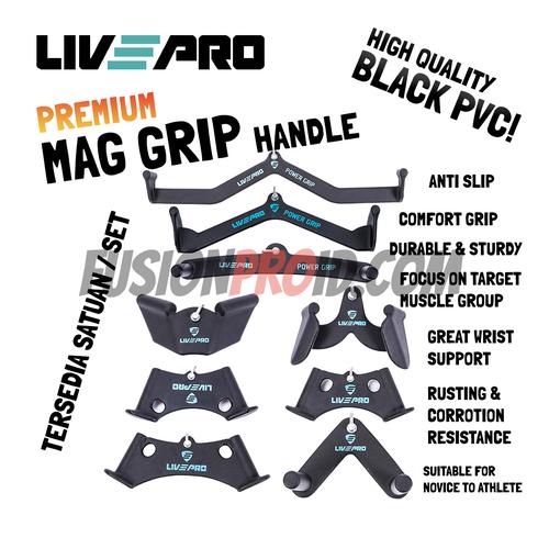 Promo Wide Triceps MAG Power Grip Handle Bar Cable Attachment Gym ...